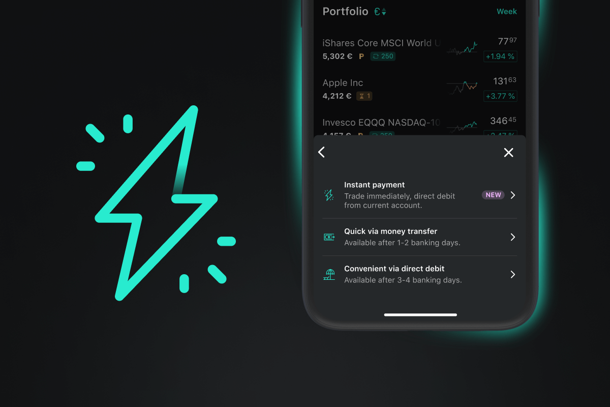 New in the Scalable Broker: Trade immediately with Instant