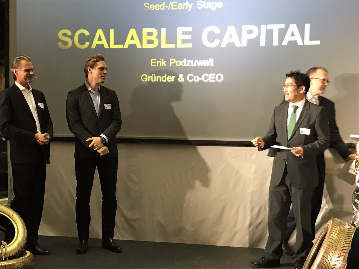 Scalable Capital gewinnt FinTechGermany Award